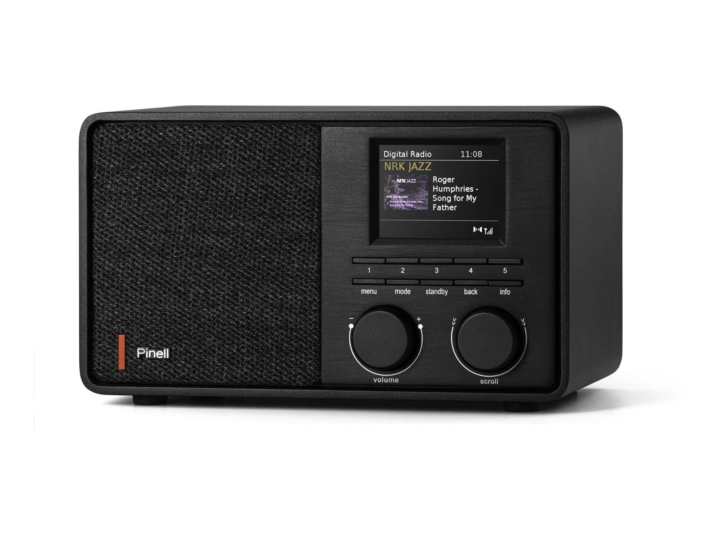 Pinell Supersound 201 DAB-radio - Kompakt radio med Bluetooth och DAB+